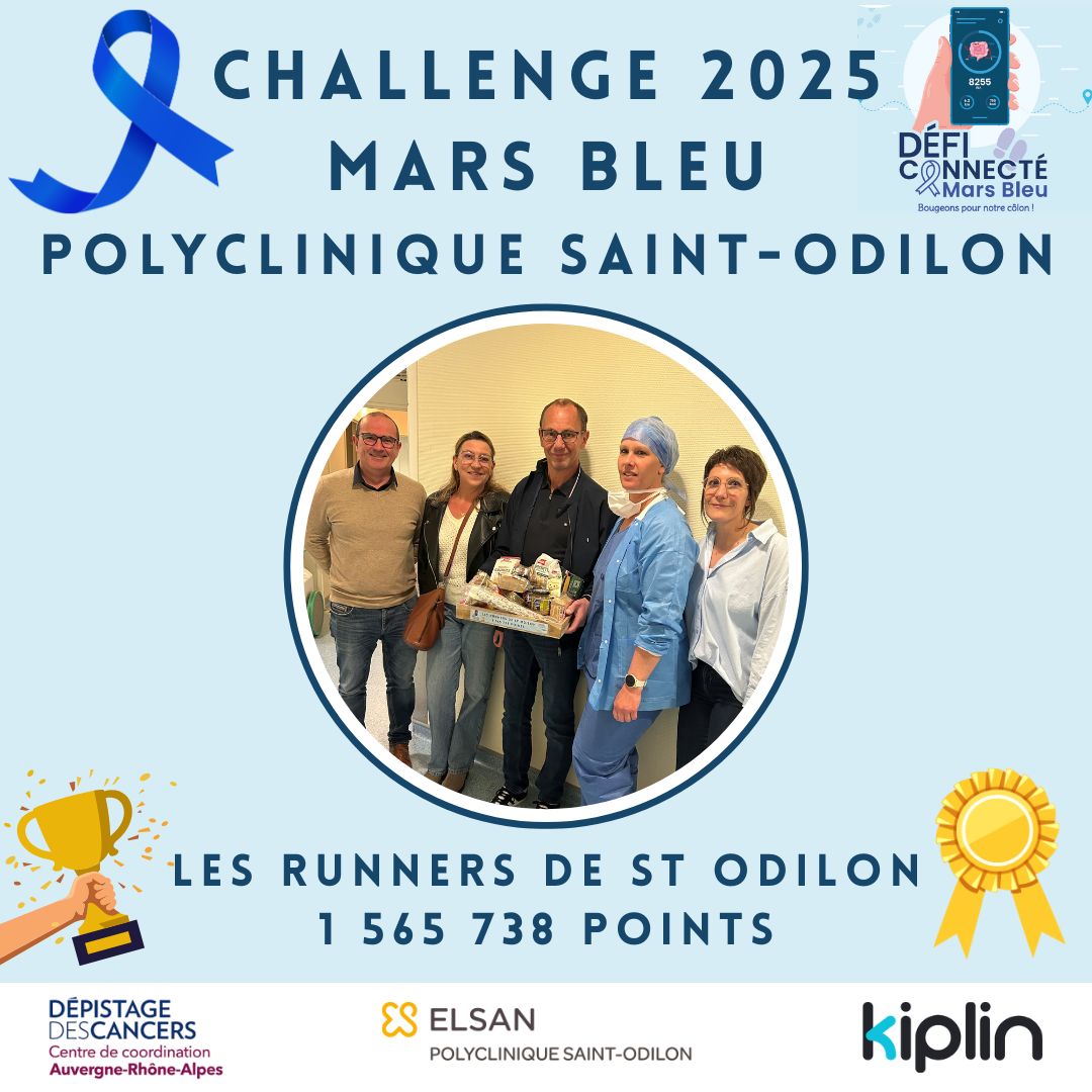 Défi connecté - Mars Bleu : Une défi relevé avec succès ! | Elsan